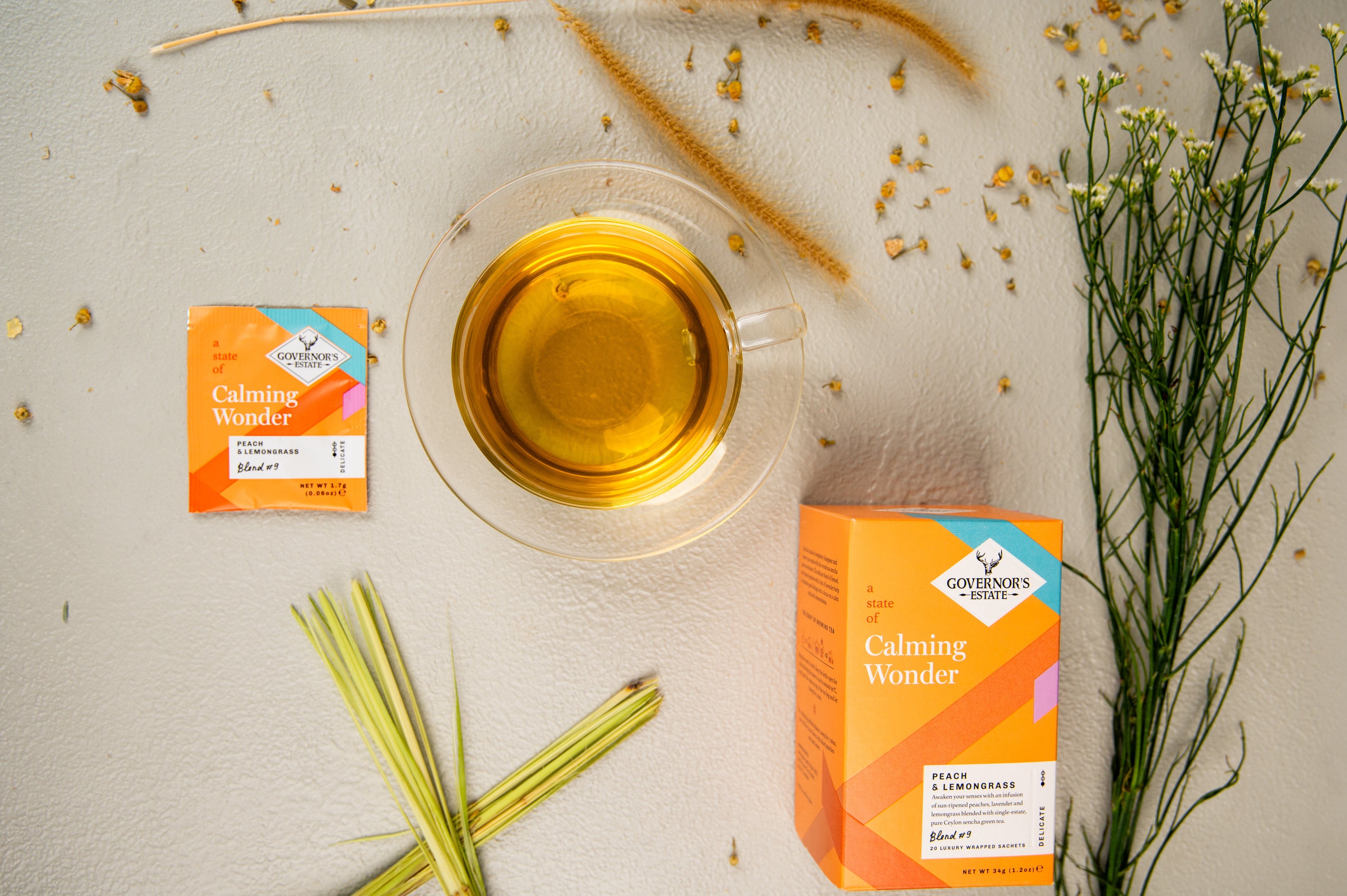 Peach Green Tea Spritz – Governor's Estate